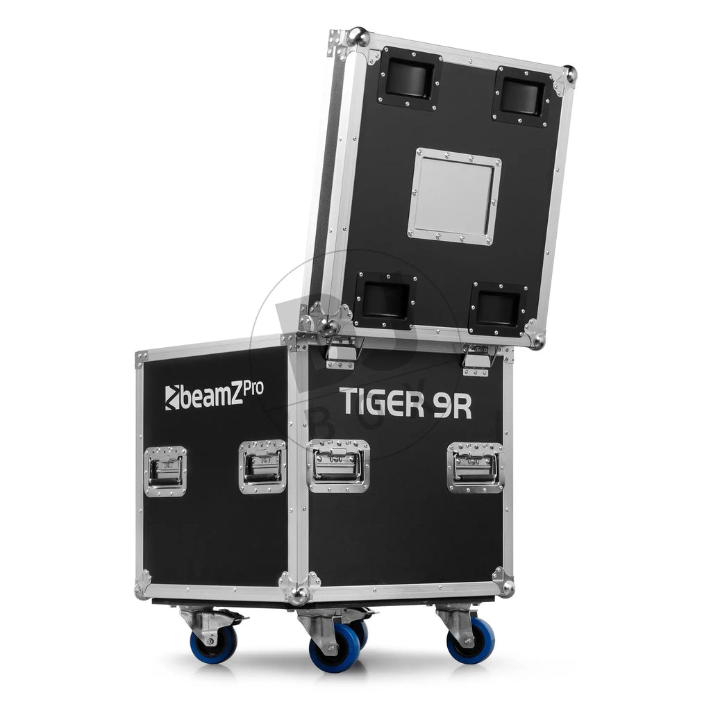 BeamZ BeamZ Pro Tiger 9R 260W Beam Moving Head 2pcs in Flightcase