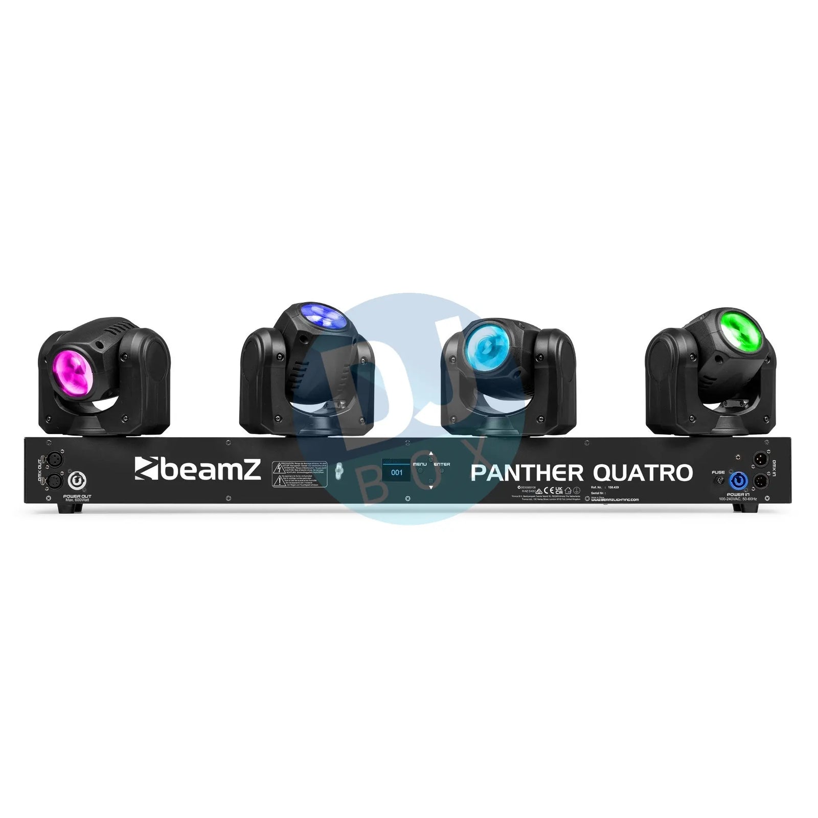 Beamz Panther Quatro Beam Bar multi head LED effect - DJbox.ie DJ Shop
