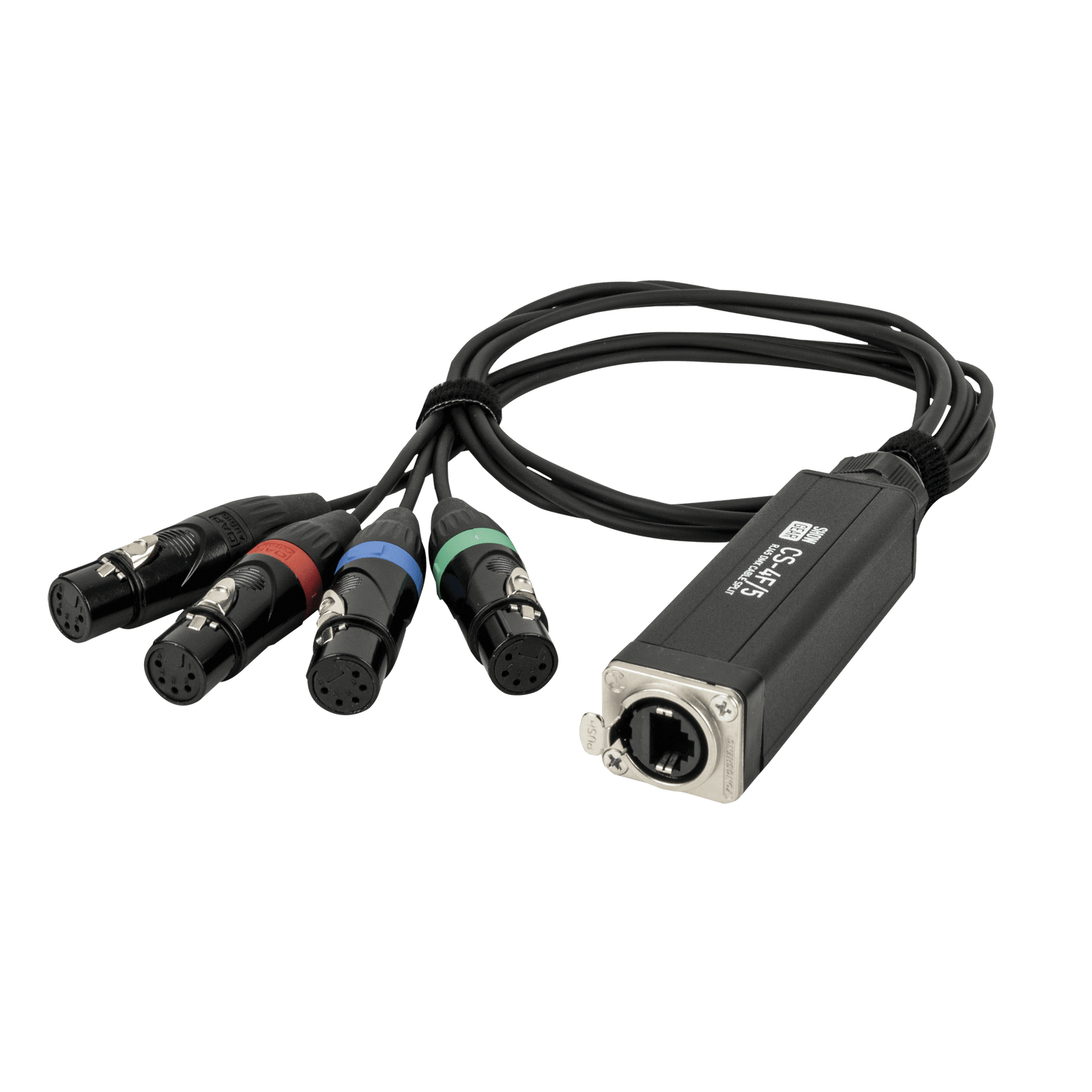 Showgear Showgear - 4-channel DMX shuttle snake via network cable - 5