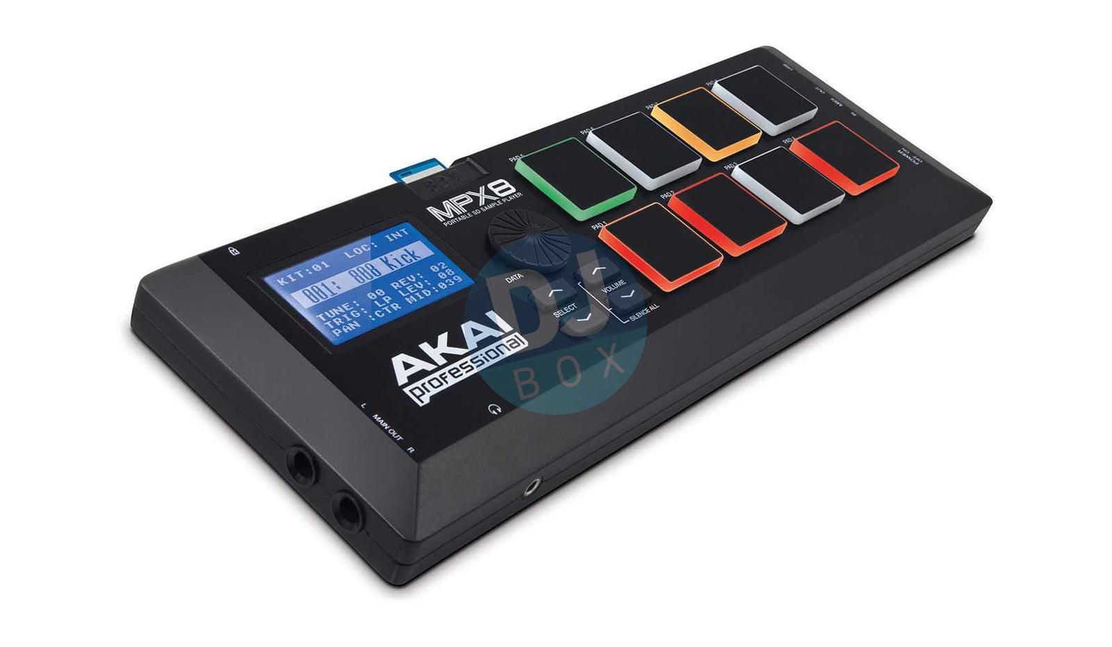 Aki MPX8 SD Sample Pad Controller - DJbox.ie DJ Shop