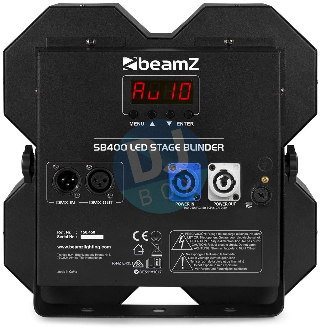 BeamZ Beamz SB400 4 Cell LED Stage Blinder - DJbox.ie DJ Shop